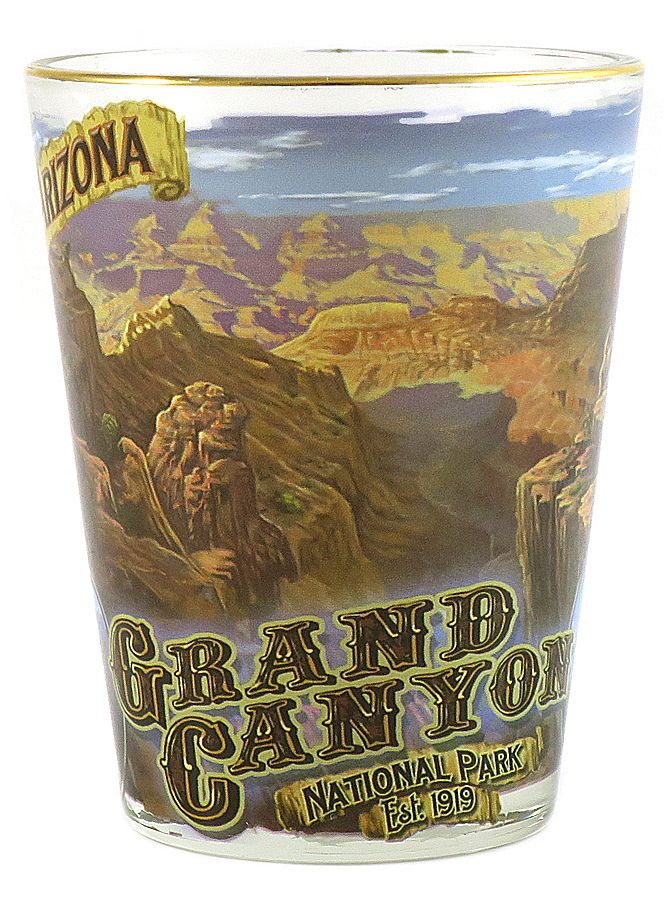 Grand Canyon Est. Shot Glass