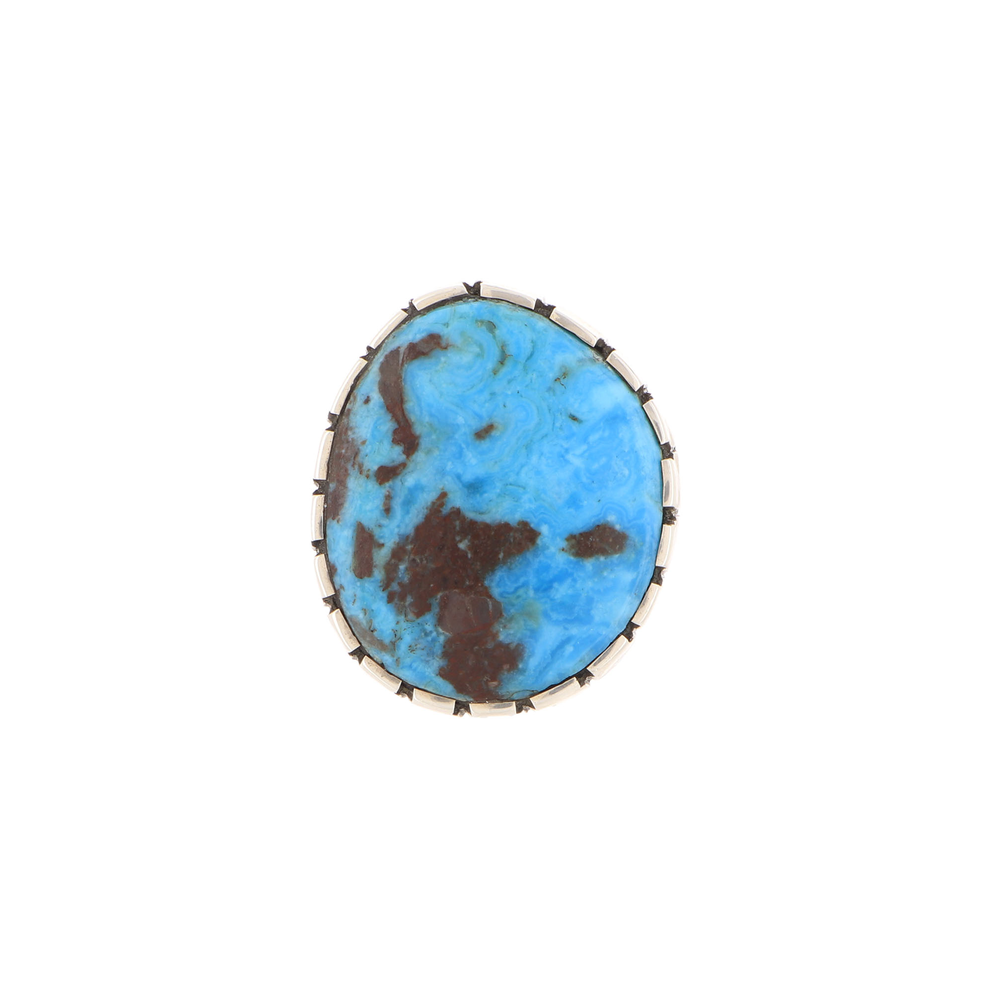 Hopi Ring with Royston Turquoise Stone