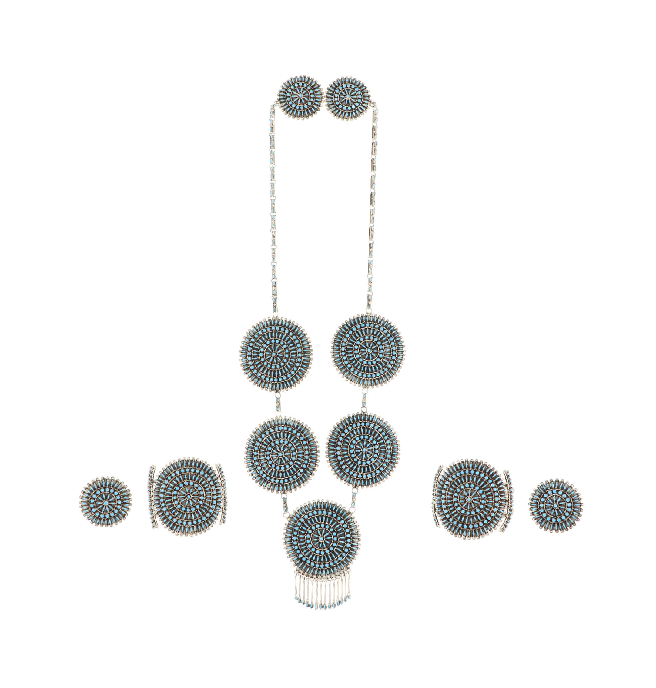 7 Piece Zuni Necklace Set