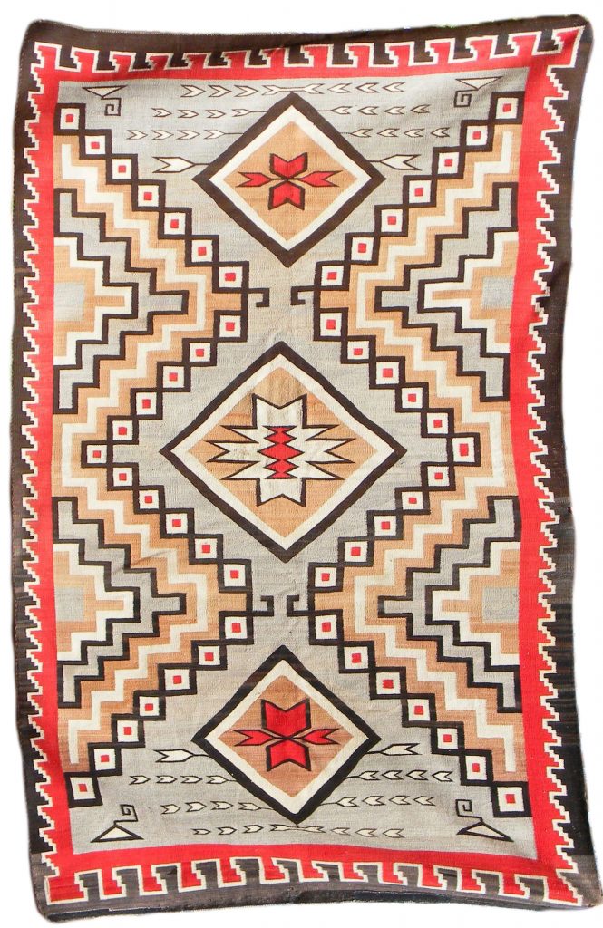Navajo Handwoven Teec Nos Pos w/ Burntwater Rug - Cameron Trading Post