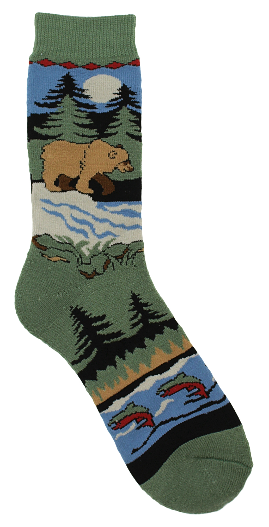Southwest Style Brown Bear Towel Socks